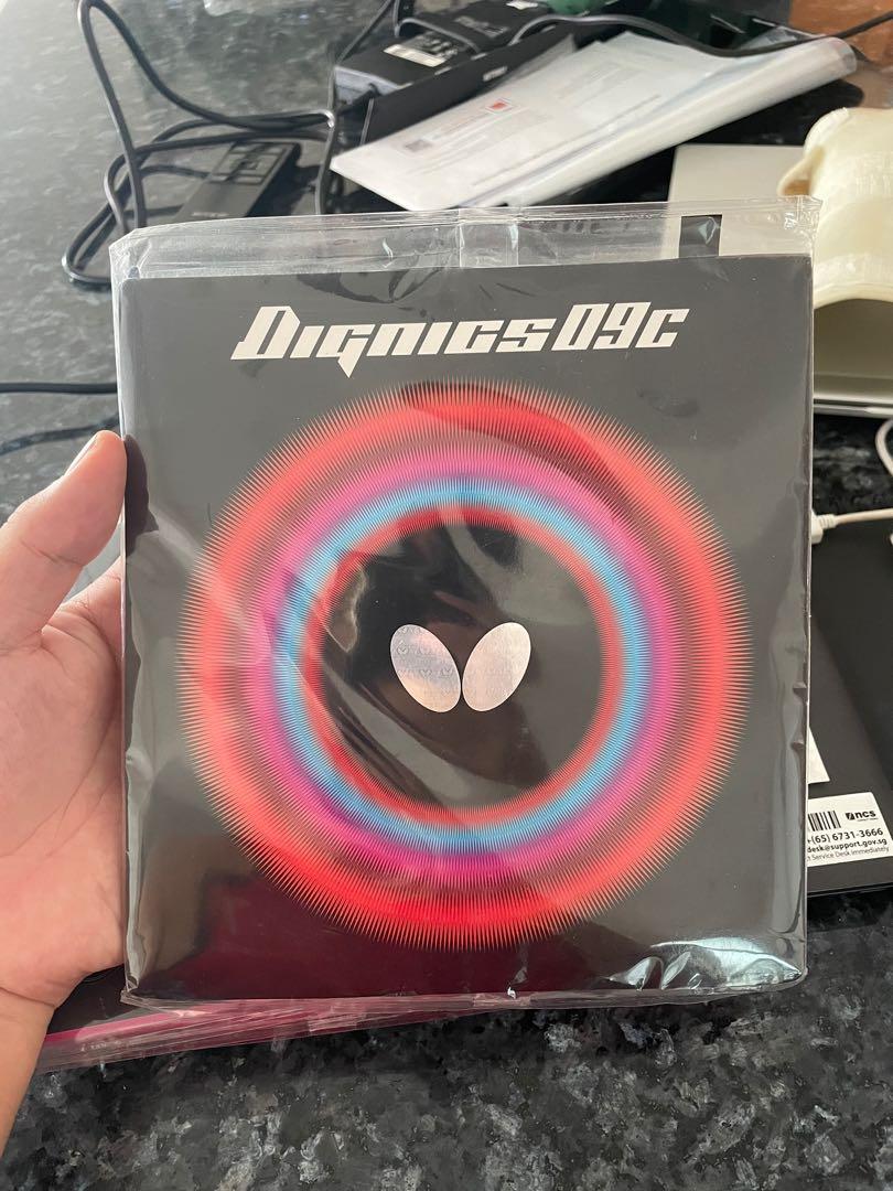 Butterfly Dignics 09c BLACK 2.1mm Table Tennis Rubber, Sports Equipment, Sports & Games, Racket ...