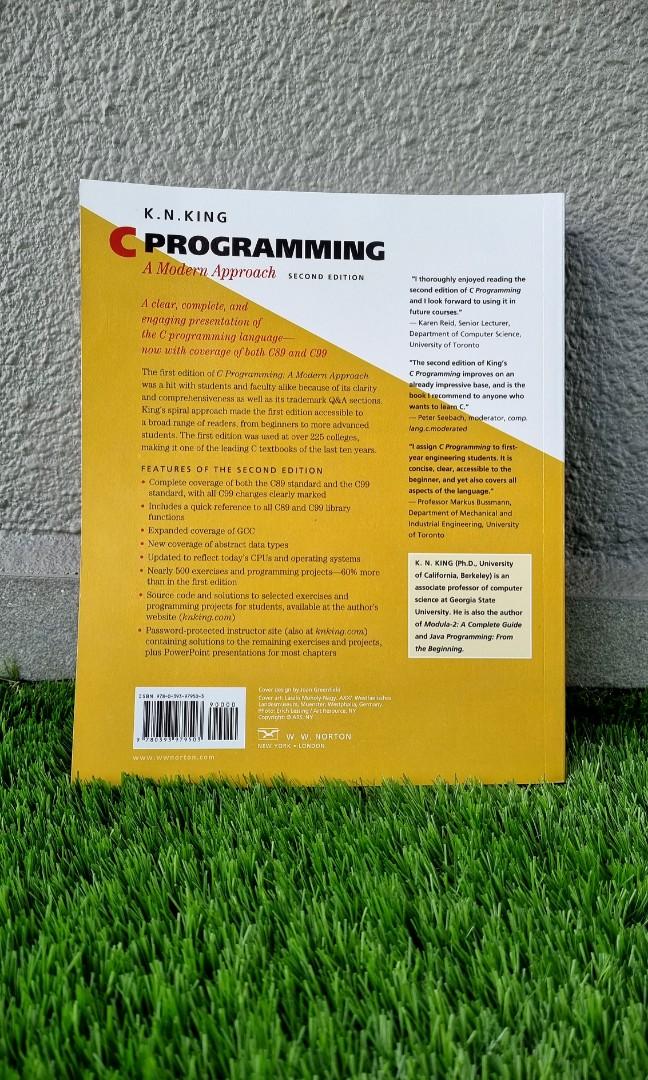 C programming A modern approach (2nd edition), Hobbies & Toys, Books ...
