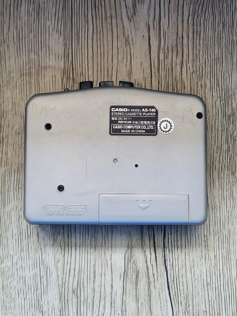 Casio AS-140 Walkman Stereo Cassette Player 2nd, Audio, Portable Music ...