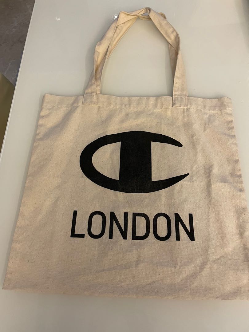 Authentic Champion tote bag London , Women's Fashion, Bags & Wallets ...