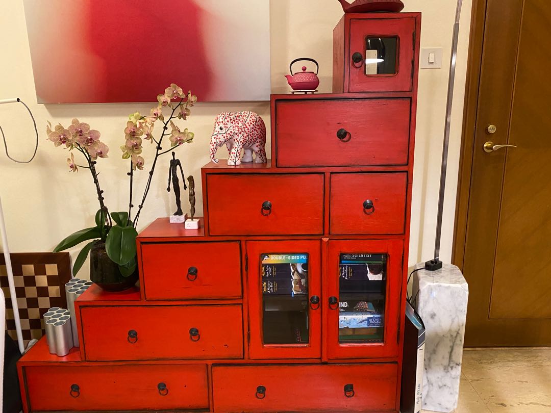 Chinese style cabinet with drawers, Furniture & Home Living, Furniture ...