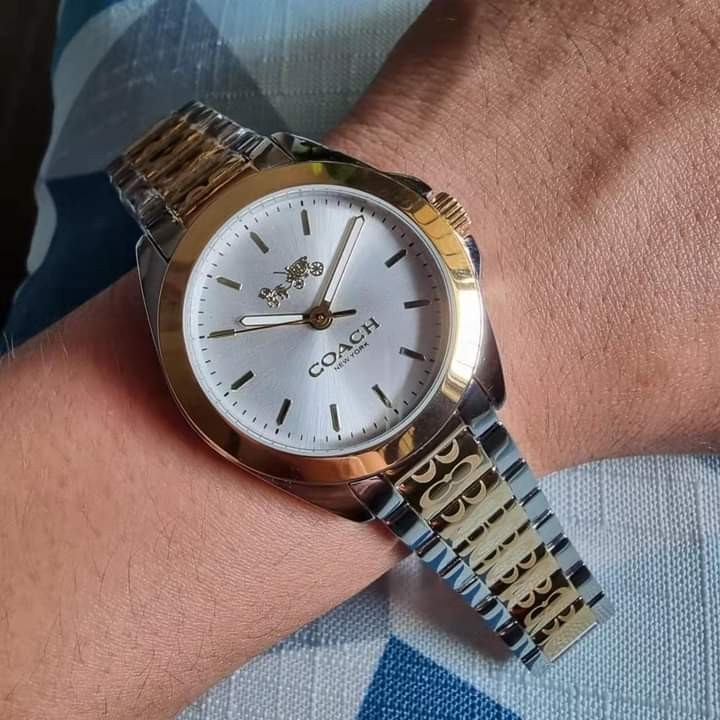 Coach watch two tone, Women's Fashion, Watches & Accessories, Watches ...