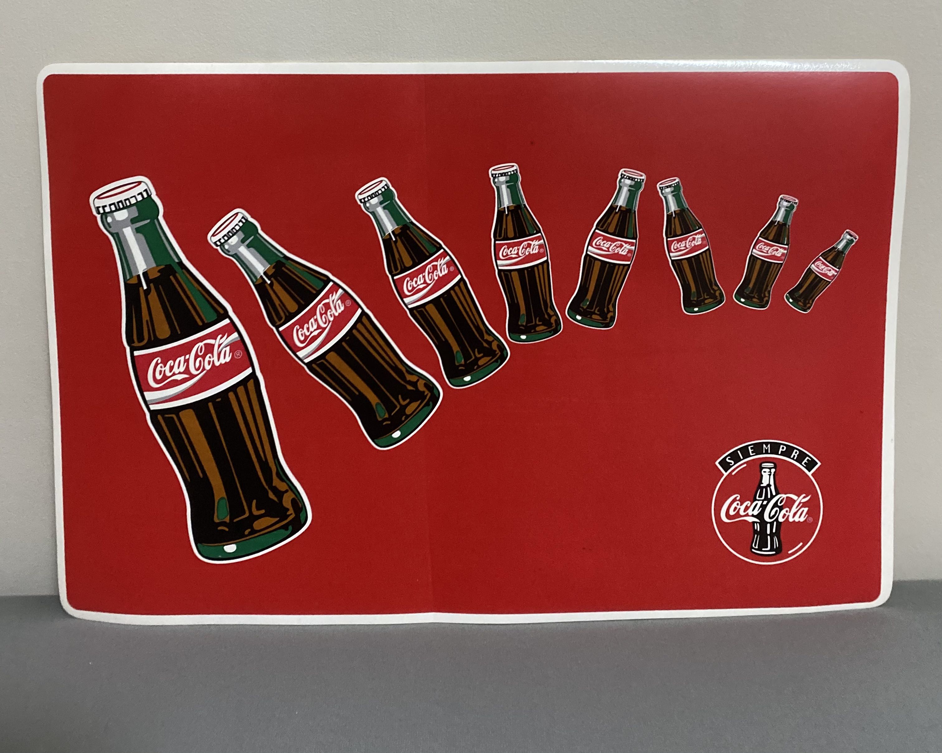 Vintage Coca Cola Coke Table Mat Collectible, Hobbies & Toys ...
