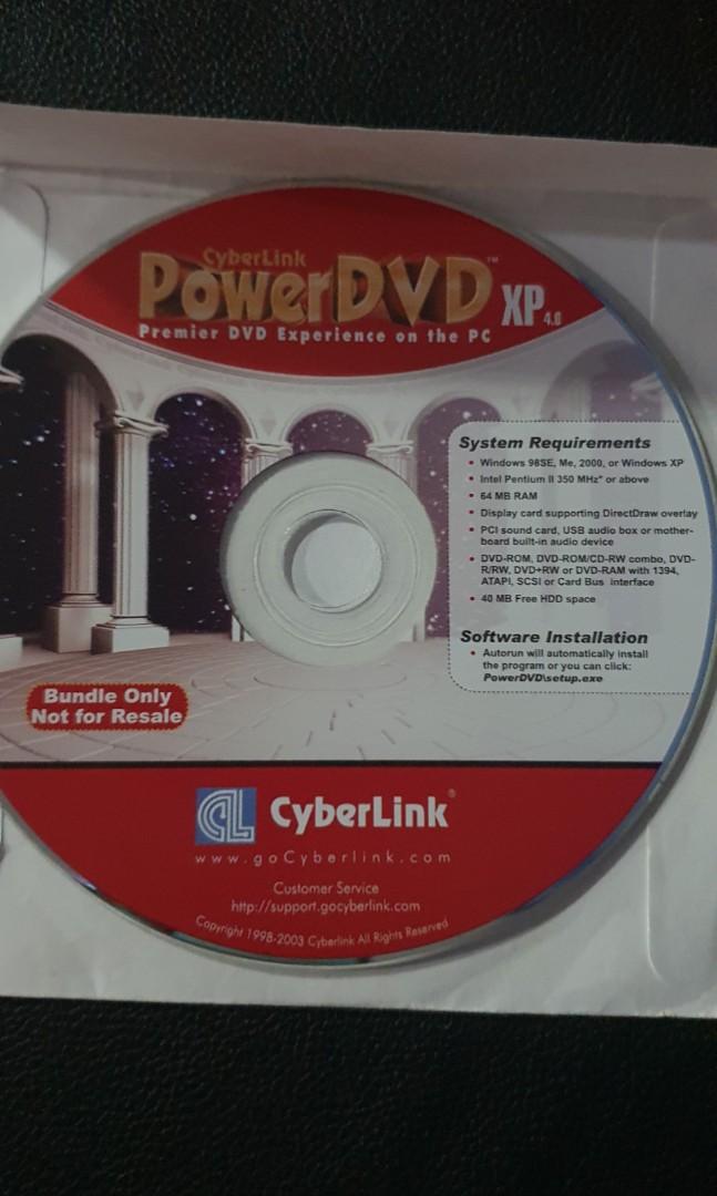 CyberLimk PowerDVD XP, Hobbies & Toys, Music & Media, CDs & DVDs on ...