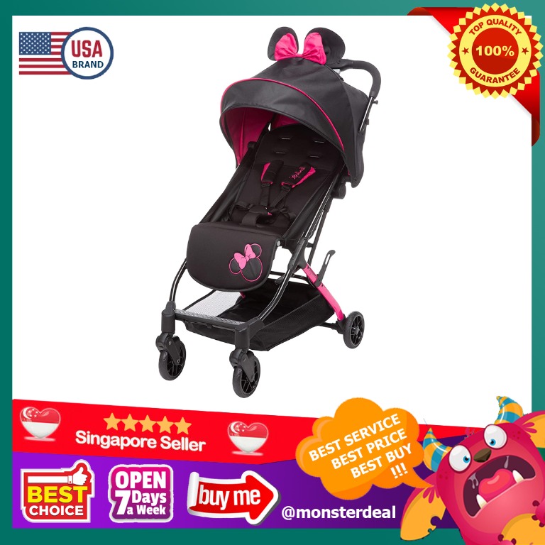 Disney Minnie Mouse Teeny Ultra Compact Stroller, Let's Go Minnie ...