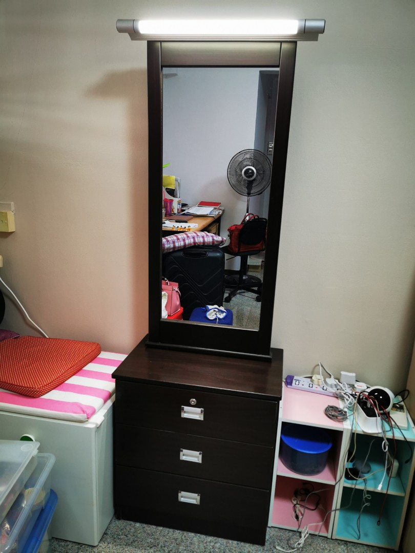 Dressing table with DIY Light, Furniture & Home Living, Furniture ...