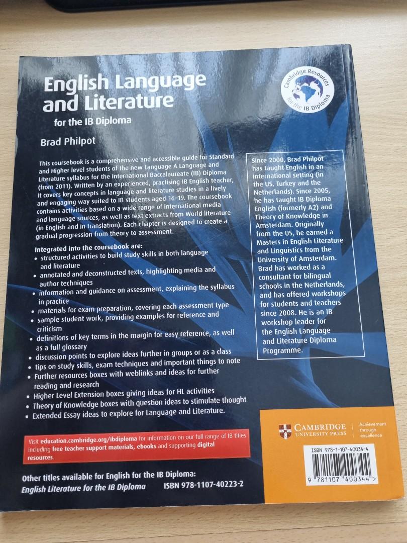 English Language and Literature for the IB diploma, Brad Philpot ...