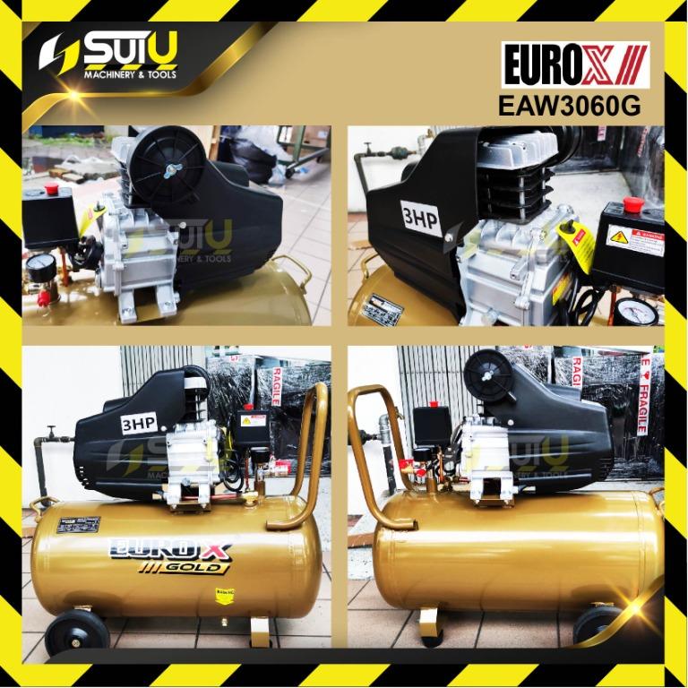 [READY STOCK, ORIGINAL] EUROX GOLD EAW3060G / EAW3060 / EAX3060 / EAX-3060 60L 3HP Direct Driven ...