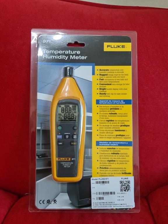 Fluke 971, Temperature Meter, Humidity Meter, Hygrometer, Dew Point ...
