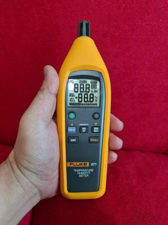 Fluke 971, Temperature Meter, Humidity Meter, Hygrometer, Dew Point ...
