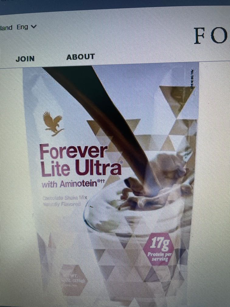 Forever Lite Ultra Aminotein Chocolate, Health & Nutrition, Health ...