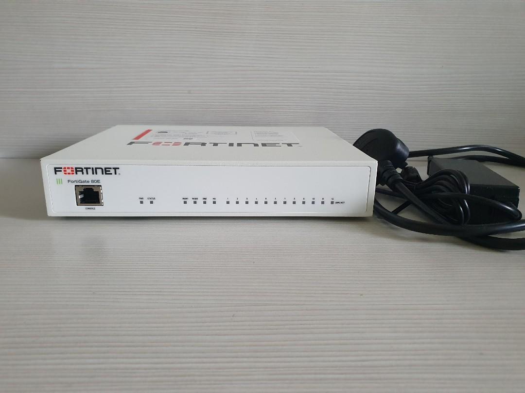 Fortigate 80e Firewall, Computers & Tech, Office & Business Technology ...