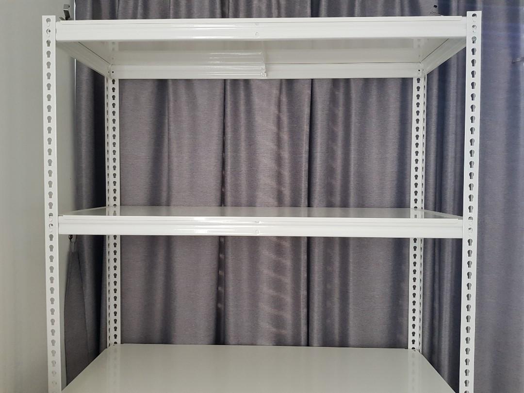 Full Metal Boltless Rack for HDB Bomb Shelter, Furniture & Home Living ...