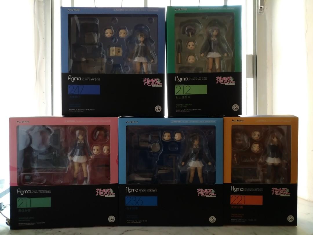 Girls und Panzer 少女與戰車 Figma 主角隊一set, 興趣及遊戲, 玩具 & 遊戲類 - Carousell