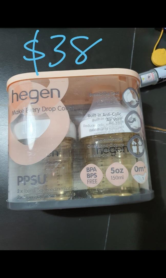 Hegen milk bottle/hegen milk bottle gift box, Babies & Kids, Nursing ...
