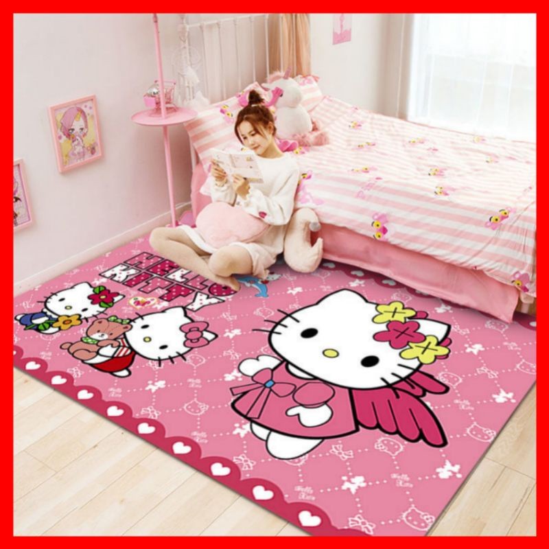 Hello kitty carpet, Furniture & Home Living, Home Decor, Carpets, Mats ...