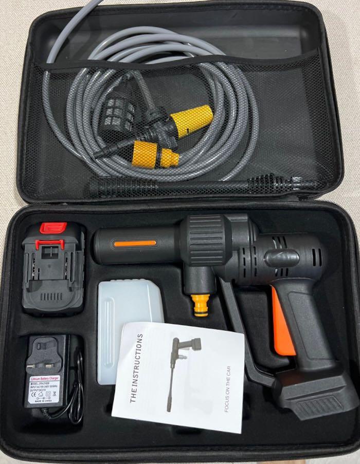 High pressure Cordless Rechargeable Water spray Jet Gun for car wash ...