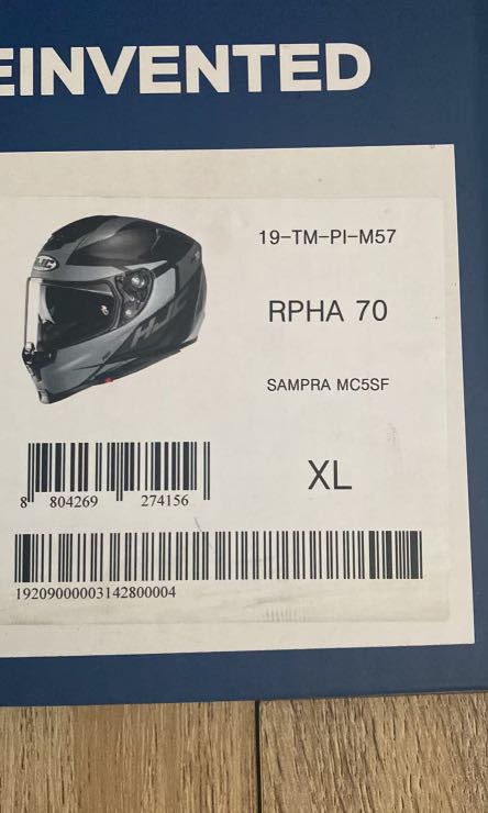 HJC RPHA 70 SAMPRA XL, Motorbikes, Motorbike Parts & Accessories ...