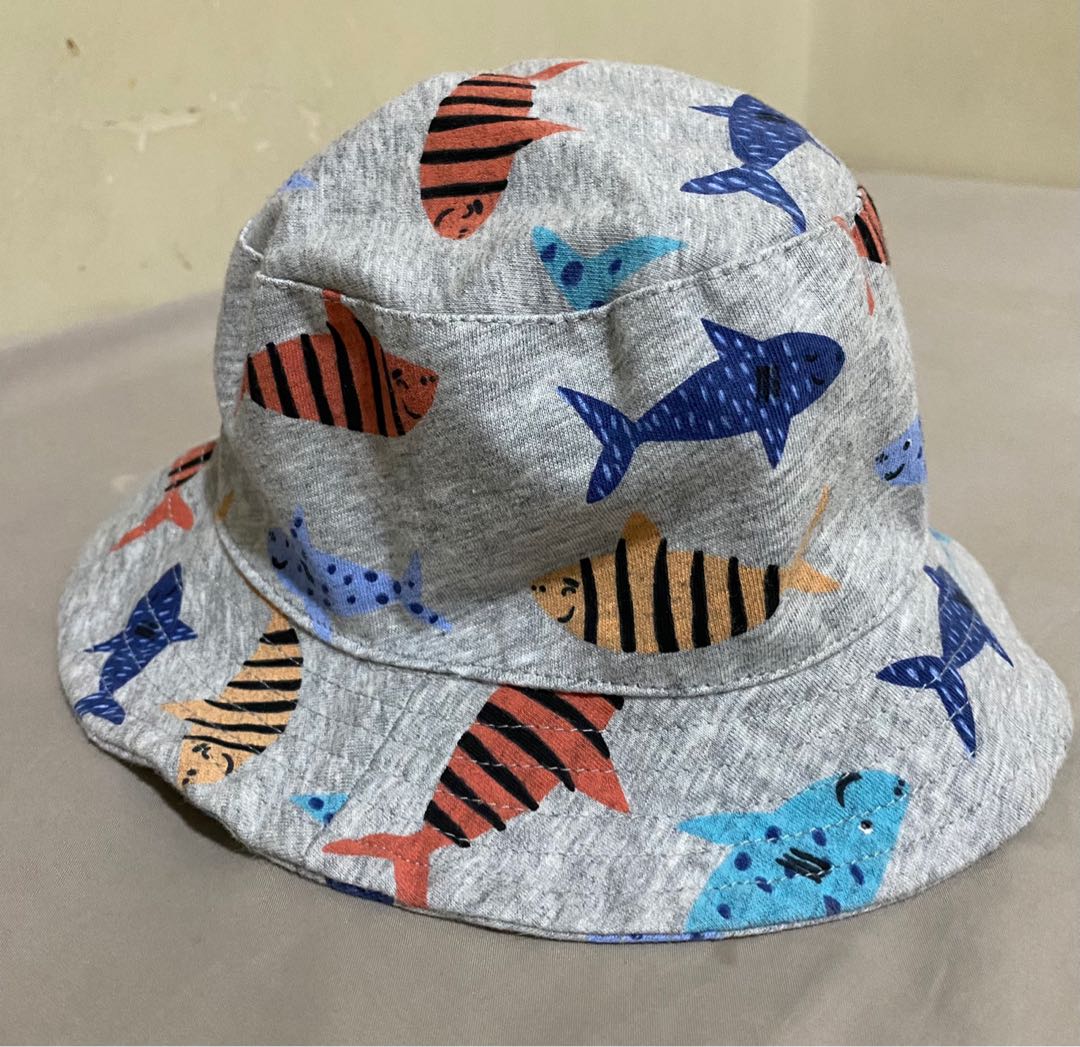 H&M Shark Bucket Hat (9-12 months), Babies & Kids, Babies & Kids ...