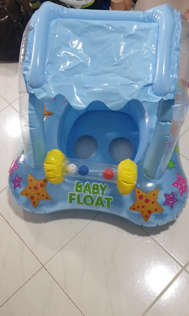 Intex Baby Float With Canopy, Babies & Kids, Infant Playtime on Carousell