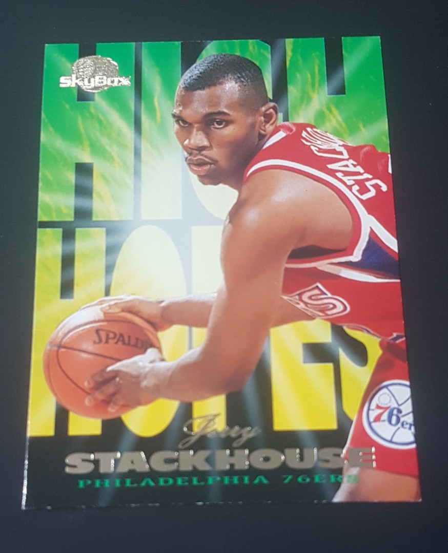 Jerry Stackhouse High Hopes Rookie Card, Hobbies & Toys, Toys & Games ...
