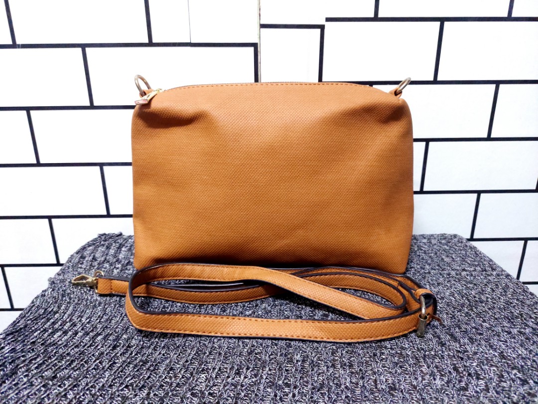 Jovanni Brown Sling Bag, Women's Fashion, Bags & Wallets, Shoulder Bags ...