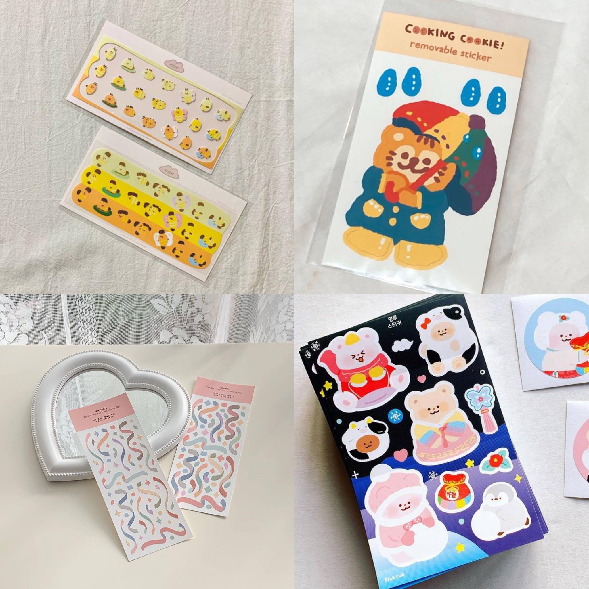 authentic Korea Bullet Journal Stickers, Hobbies & Toys, Stationery ...