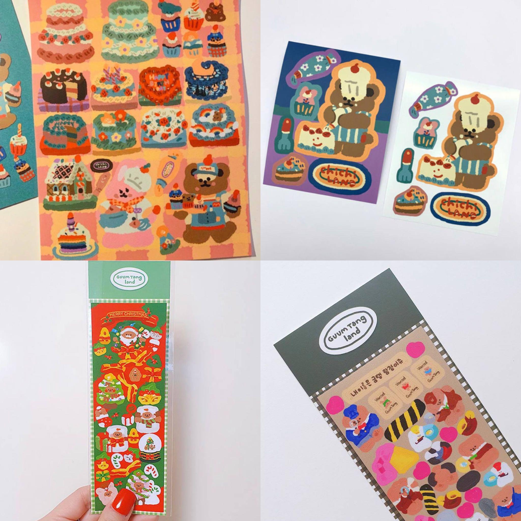 authentic Korea Bullet Journal Stickers, Hobbies & Toys, Stationery ...