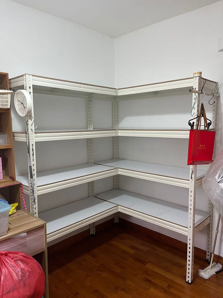 L shaped rack, Furniture & Home Living, Furniture, Shelves, Cabinets ...