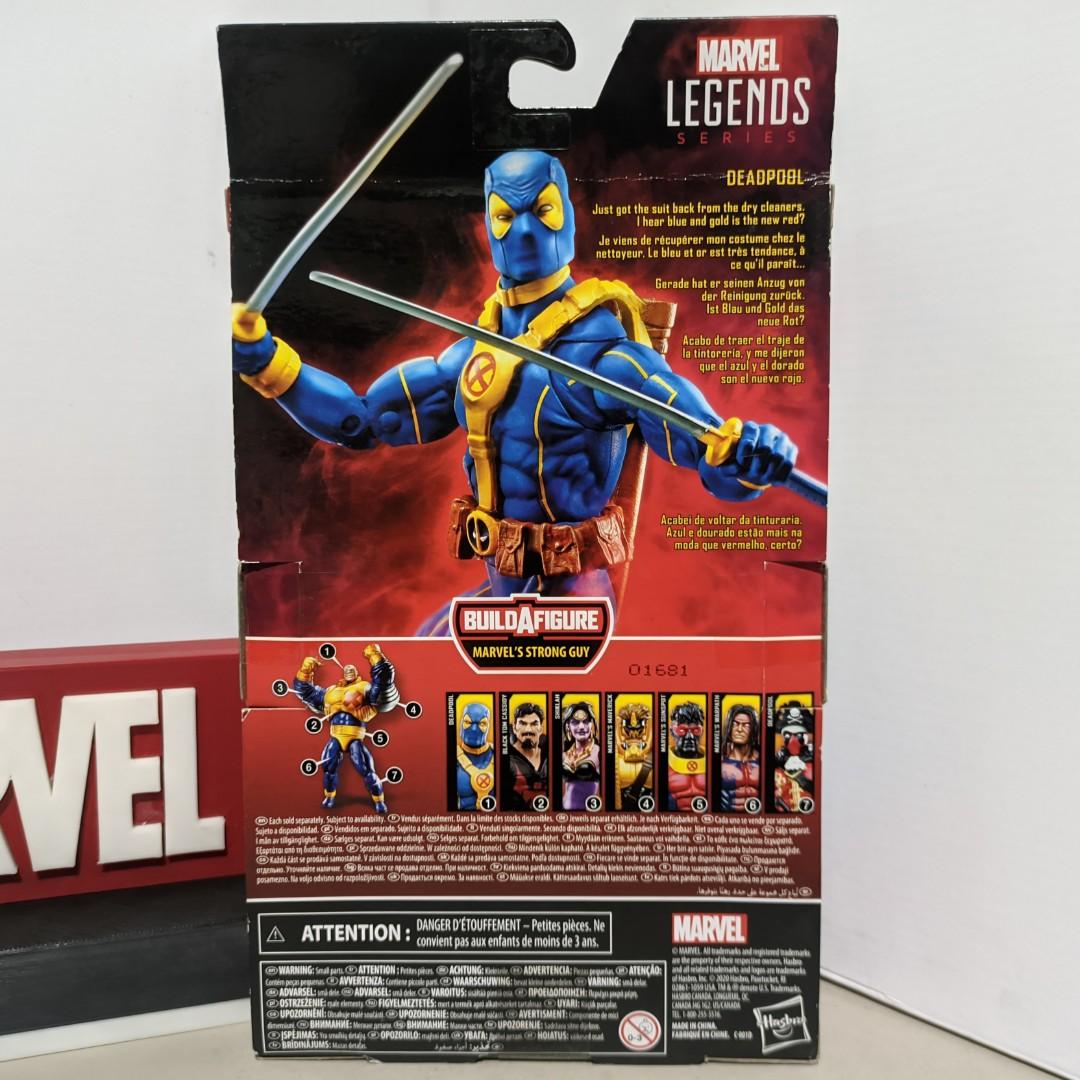 Marvel Legends Blue Deadpool (Strong Guy Wave), Hobbies & Toys, Toys ...