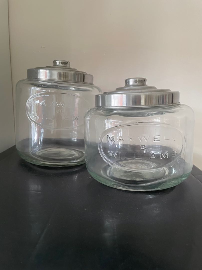 Maxwell & Williams Flour Candy Jar, Furniture & Home Living ...
