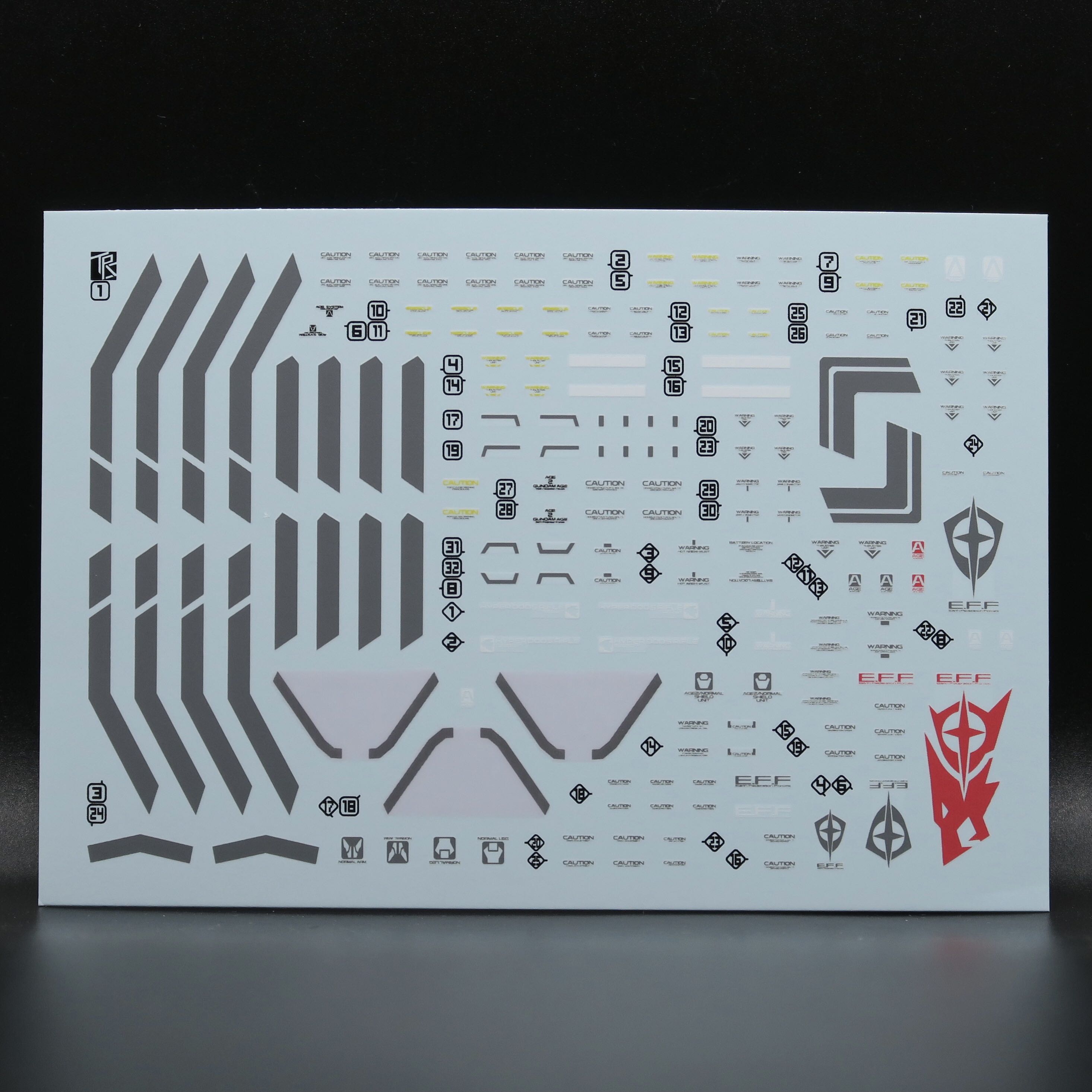 MG Gundam Age-2 Normal SP Ver. Gundam decal 高達age 2 一般型 SP 版 高達水貼, 興趣及 ...