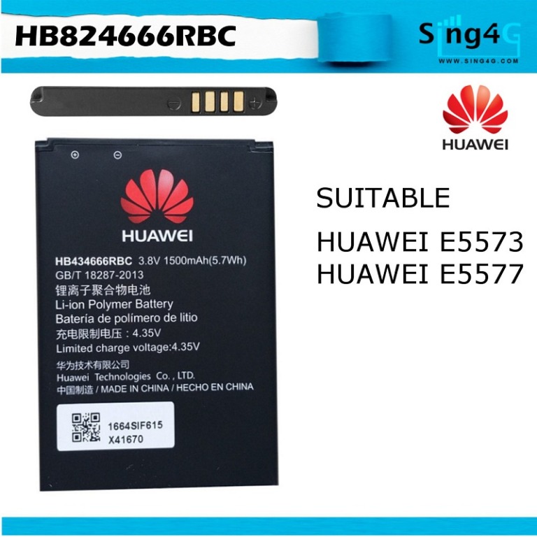 NEW Battery HB434666RBC 1500mAH Battery huawei e5573 battery huawei ...