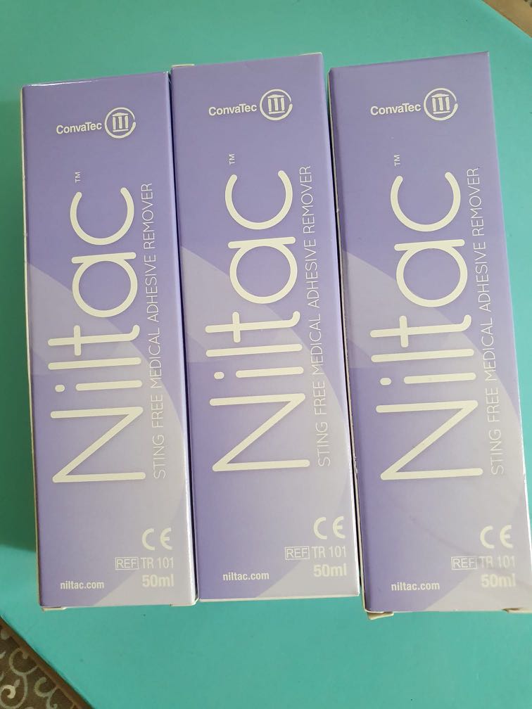 Niltac sting free medical adhesive remover, Health & Nutrition, Medical ...