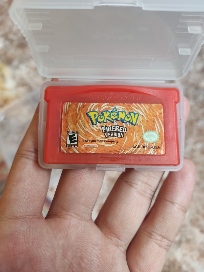 Nintendo GBA Gameboy Advance Cartridge Game Card POKEMON FIRE RED ...