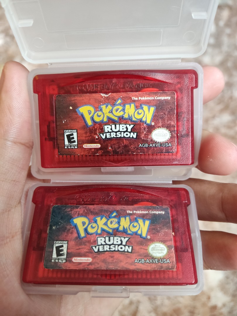 Nintendo GBA Gameboy Advance Cartridge Game Card POKEMON RUBY (Authentic), Video Gaming, Video ...