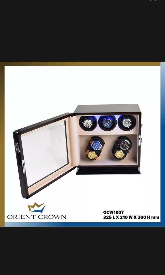 Orient crown watch winder watch box OCW1007, Men's Fashion, Watches ...
