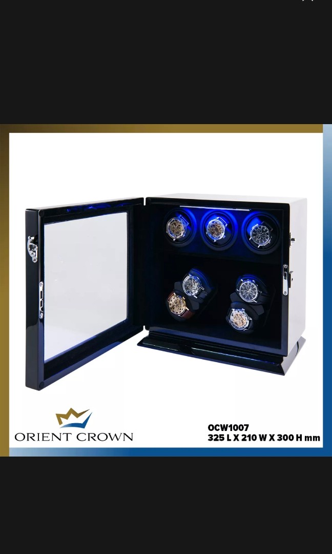 Orient crown watch winder watch box OCW1007, Men's Fashion, Watches ...