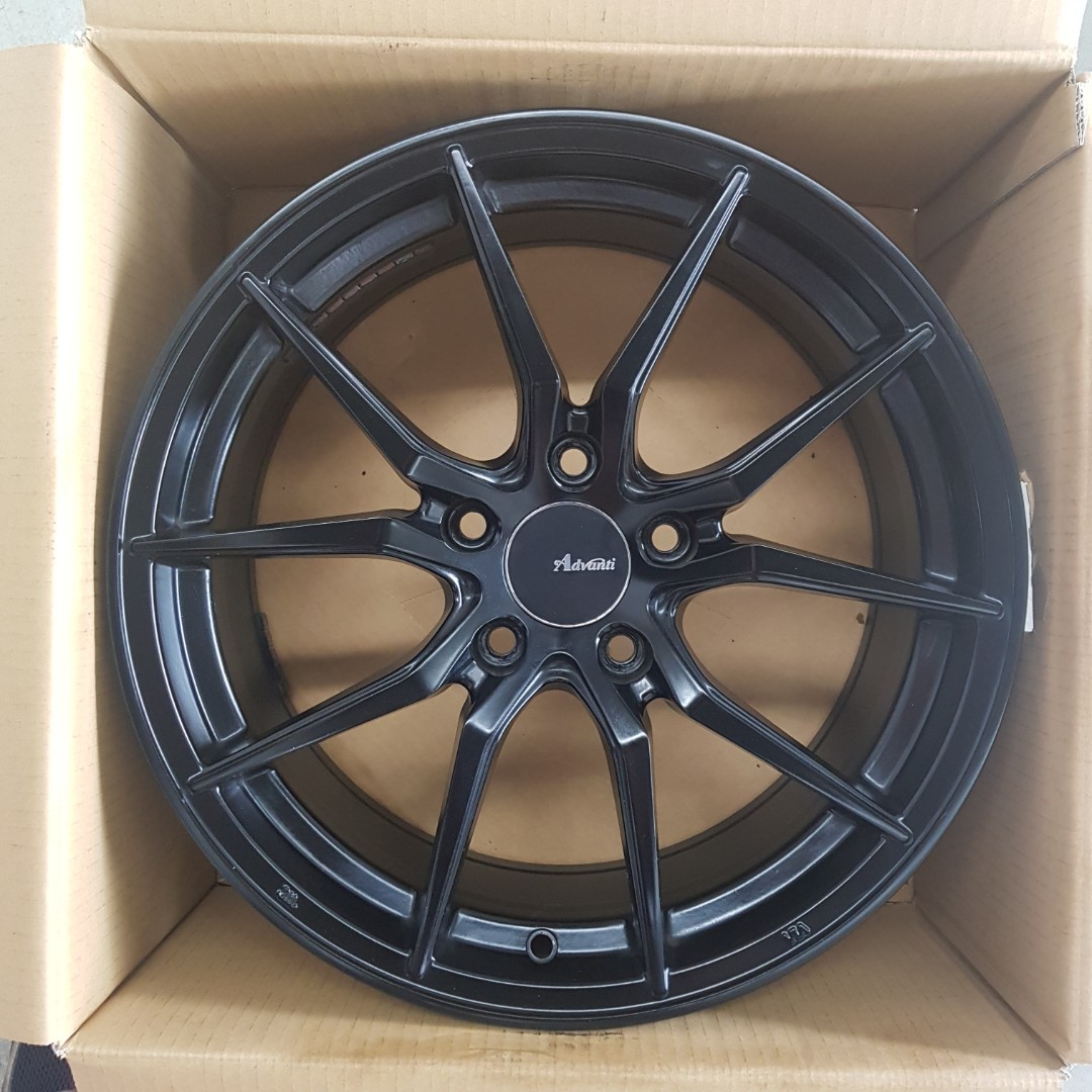 Original Advanti racing hybris 7.5x17 rims, Car Accessories, Tyres ...