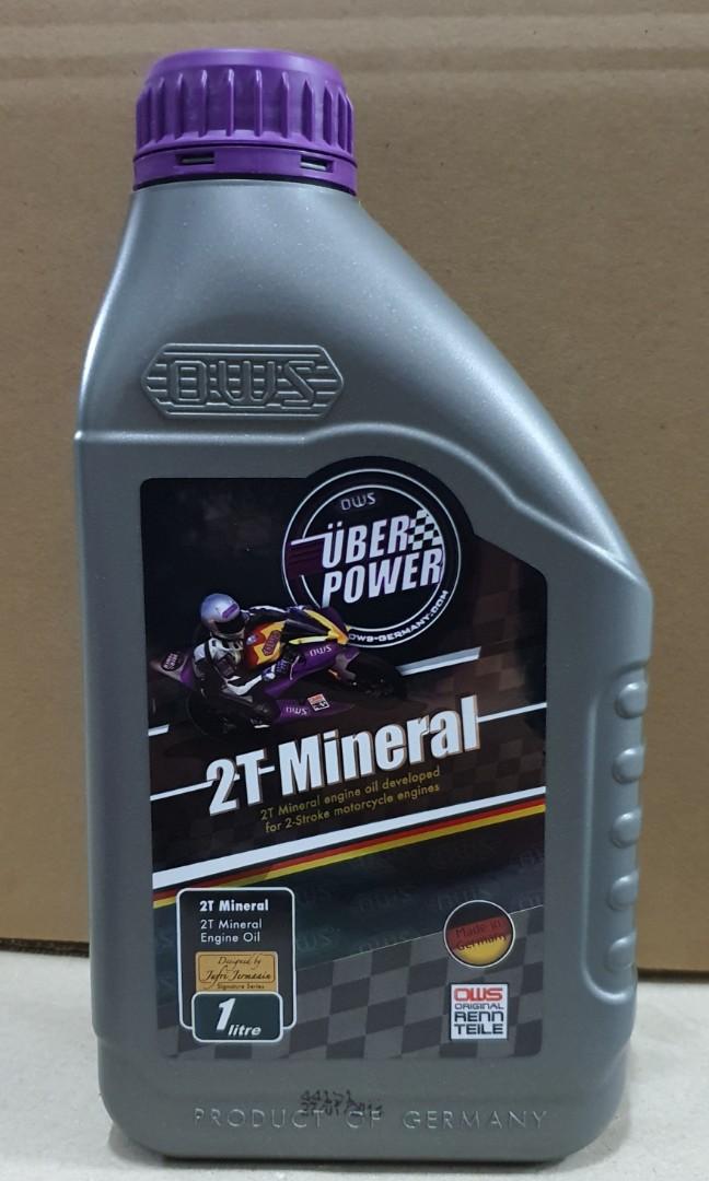 OWS 2T ENGINE OIL, Motorcycles, Motorcycle Accessories on Carousell