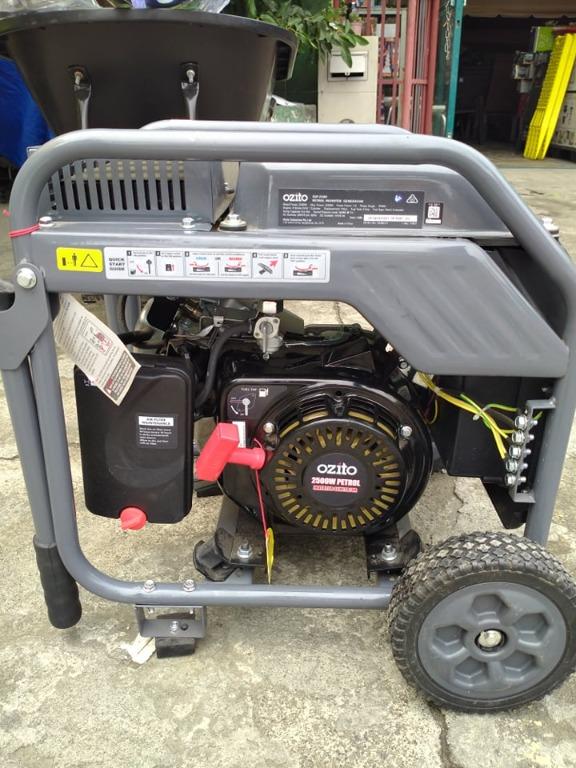 Ozito Petrol Generator 2500w, Commercial & Industrial, Construction ...