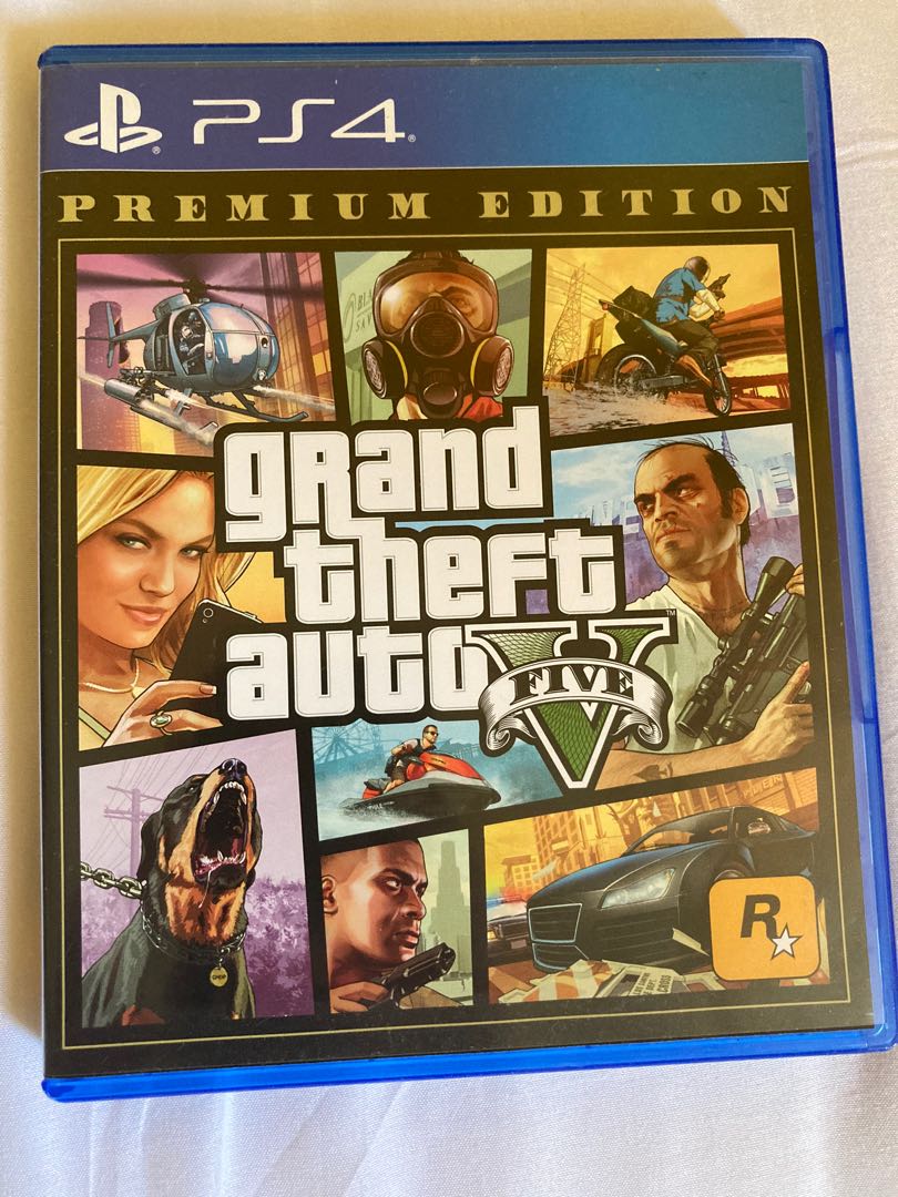 [PS4 Game] Grand Theft Auto V Five, Video Gaming, Video Games ...