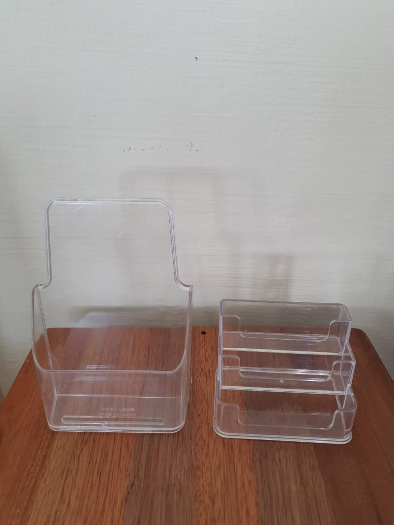 *Rarely used* Pamphlet stand and namecard holder, Hobbies & Toys ...