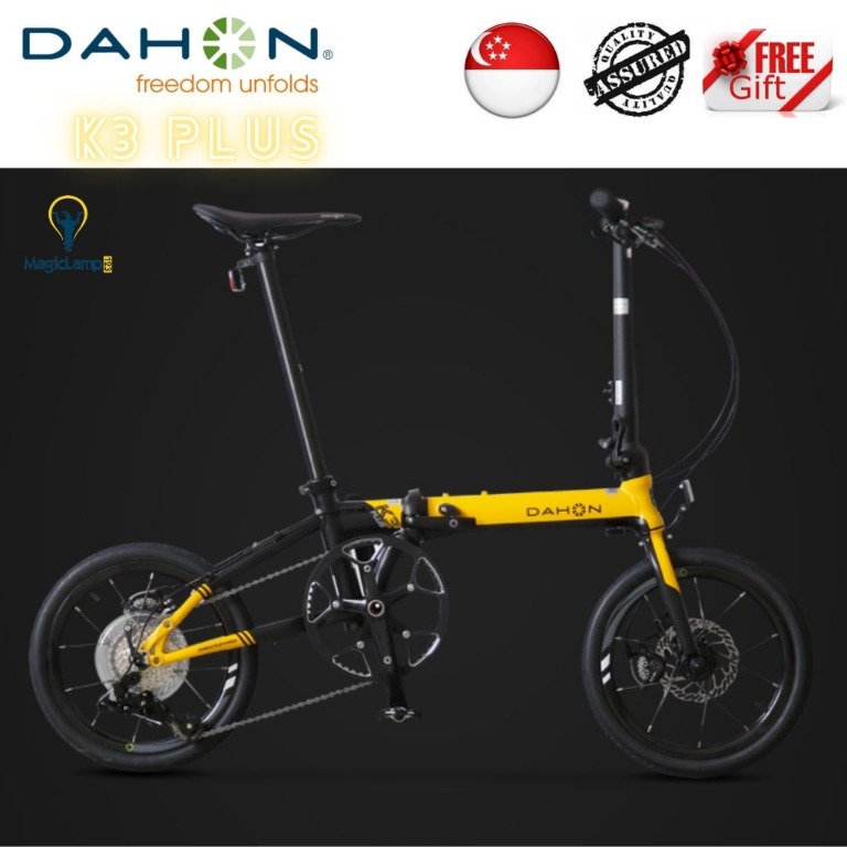 (Ready stock) 2023 Dahon K3 + folding bike 16 inches Foldie New edition, Sports Equipment ...