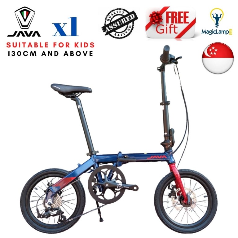 (Ready stock) Java X1 - 16 Inch super light weight Folding Bike 7 speed ...