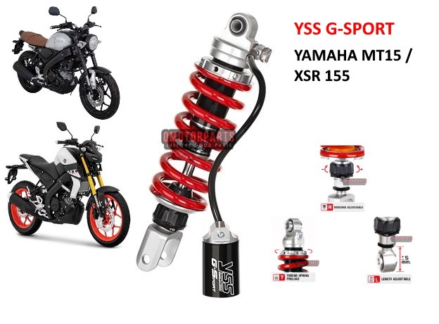 (Ready stock) YSS Shock Absorber Gsport G-Sport Yamaha MT15 v2 XSR155 ...