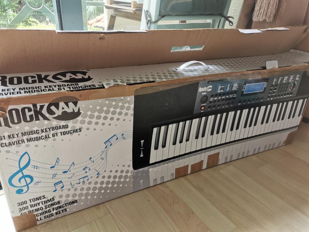 Rock Jam full size keyboard, Hobbies & Toys, Music & Media, Musical ...