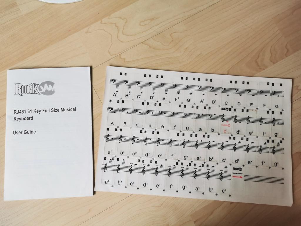 Rock Jam full size keyboard, Hobbies & Toys, Music & Media, Musical ...