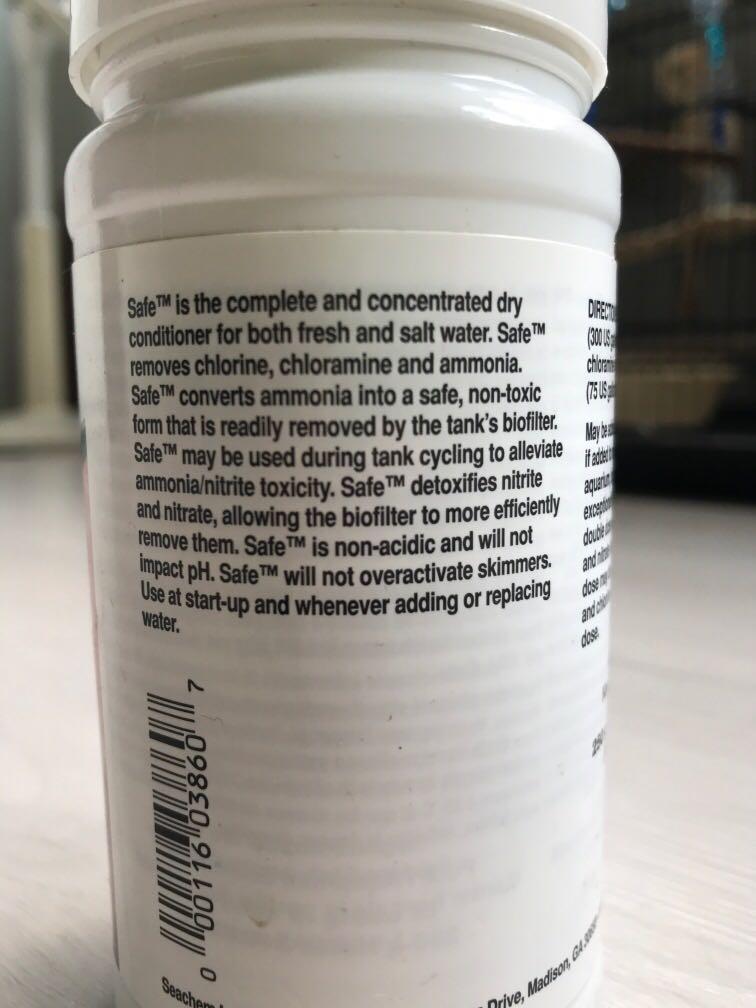 Seachem Safe powder dechlorinator concentrated powder( individual pack ...