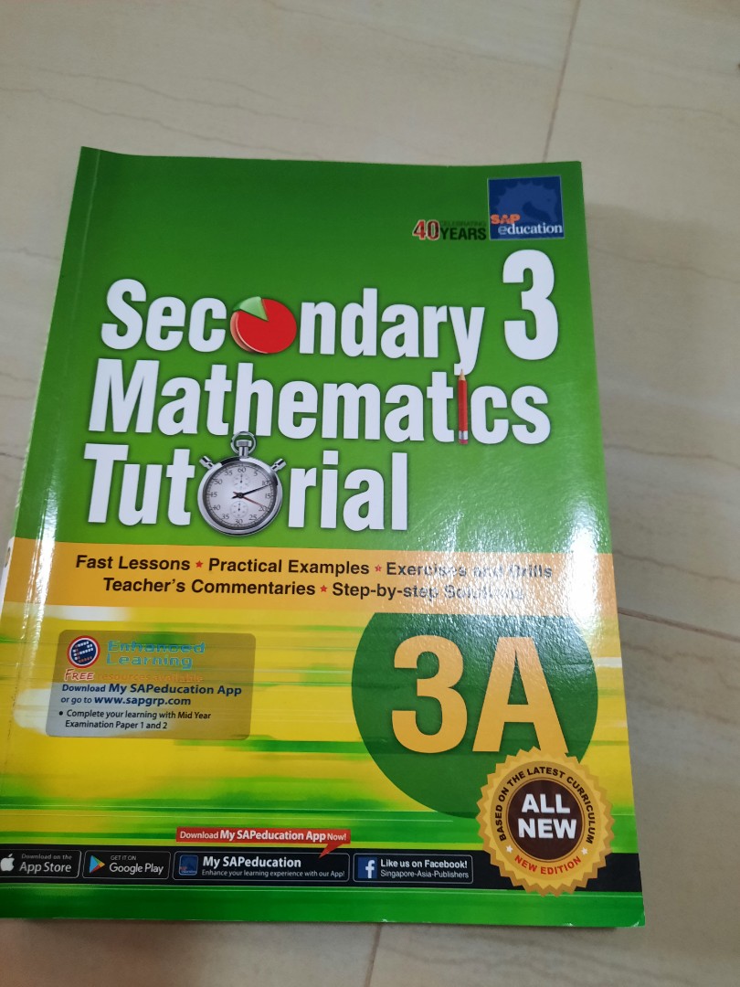 SEC 3 Math, Hobbies & Toys, Books & Magazines, Assessment Books on ...